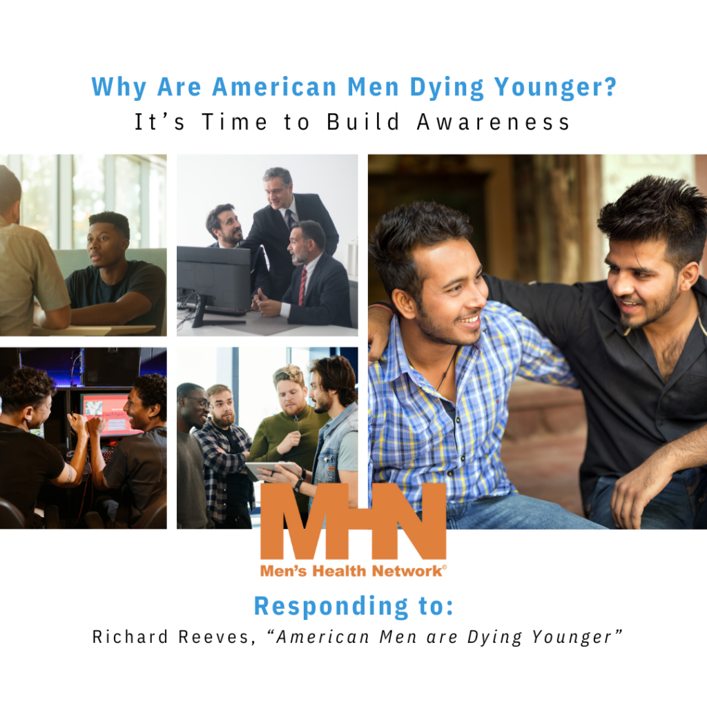 Why Are American Men Dying Younger? It’s Time to Build Awareness ...